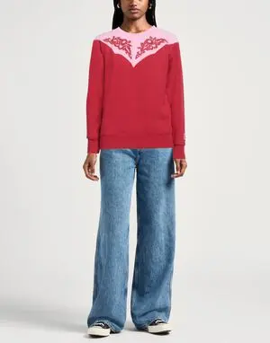 Kenzo Flocked Floral-print Sweatshirt