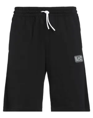 EA7 Athletic French Terry Shorts - Black