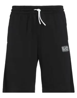 EA7 Athletic French Terry Shorts - Black