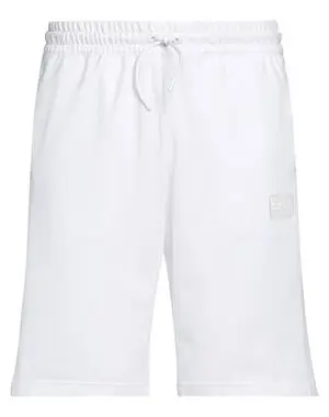 EA7 Athletic French Terry Shorts - White