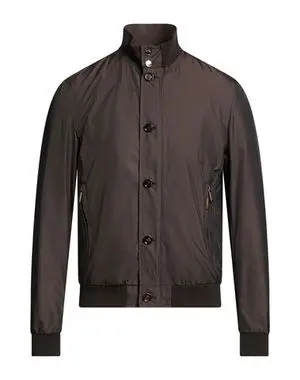 MOORER Harrington Jacket Brown