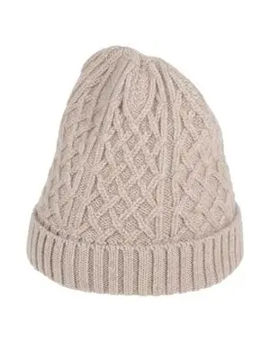 MOORER Knitted Wool Beanie - Beige