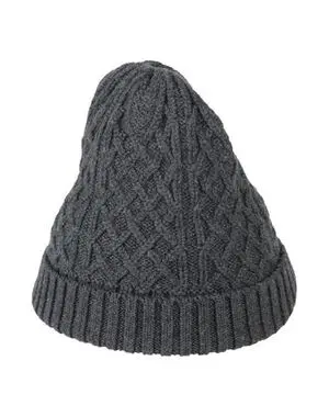MOORER Knitted Wool Beanie - Grey