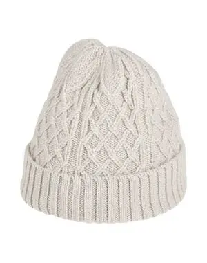 MOORER Knitted Wool Beanie - White