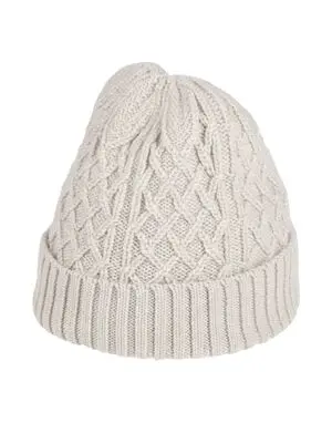MOORER Knitted Wool Beanie - White