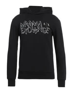 Armani Exchange Cotton French Terry Sweatshirt - Black