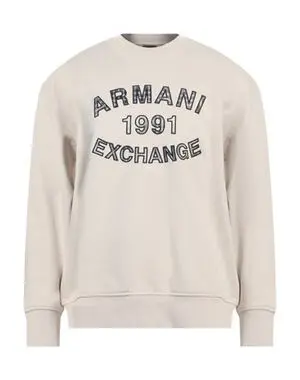 Armani Exchange Cotton-blend Sweatshirt - Beige