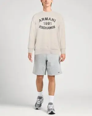 Armani Exchange Cotton-blend Sweatshirt - Beige