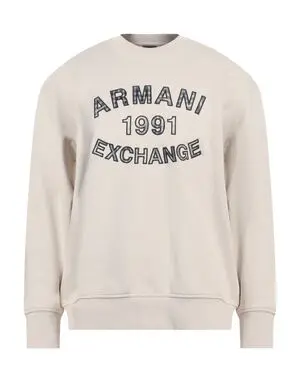 Armani Exchange Cotton-blend Sweatshirt - Beige
