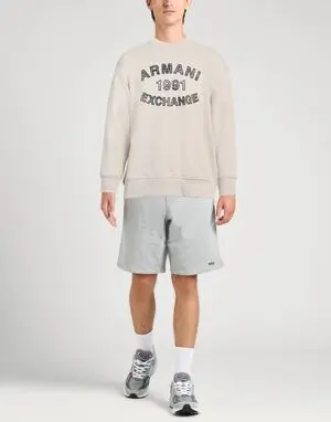 Armani Exchange Cotton-blend Sweatshirt - Beige