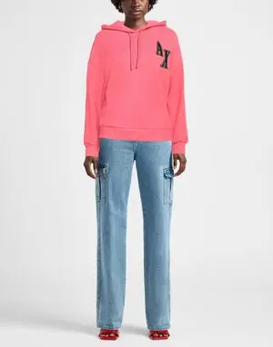 Armani Exchange Cotton-blend French Terry Sweatshirt - Red