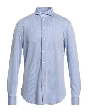 Emporio Armani Shirt Size Lyocell, Virgin Wool - Blue