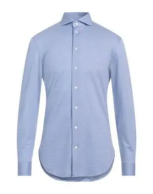 Emporio Armani Shirt Size Virgin Wool, Lyocell - Blue