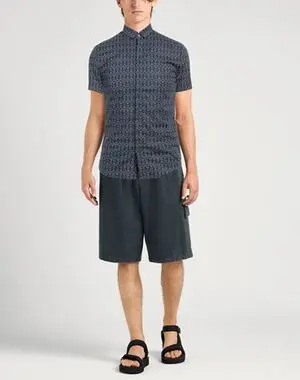 Armani Exchange Shirt Size Cotton, Elastane - Navy