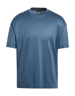 Emporio Armani T-shirt Size Lyocell, Cotton - Blue