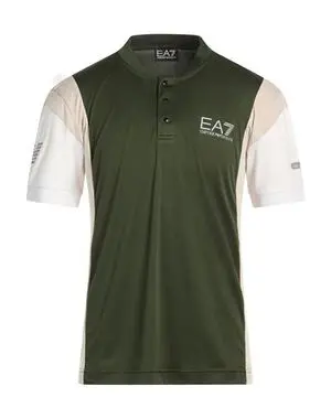 EA7 EA7 Recycled Polyester T-Shirt With Printed Logo Green