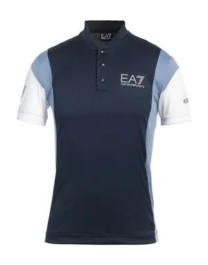 EA7 T-shirt Size Recycled Polyester - Navy