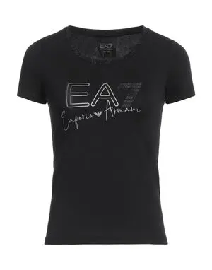 EA7 Logo-print T-shirt - Black
