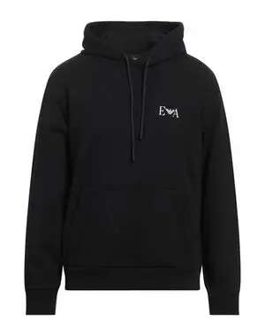 Emporio Armani Cotton-elastane Sweatshirt - Black