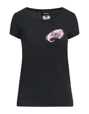 Dsquared2 Printed Jersey T-shirt - Black