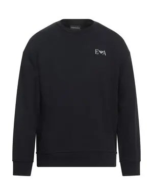 Emporio Armani Cotton-elastane Sweatshirt - Blue