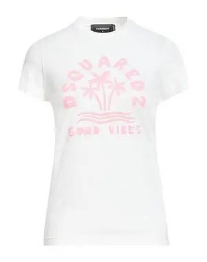 Dsquared2 Printed Jersey T-shirt - Ivory