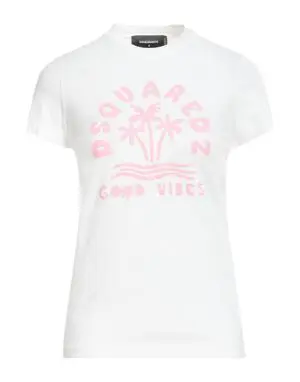 Dsquared2 Printed Jersey T-shirt - Ivory
