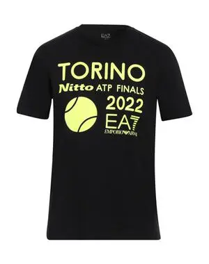 EA7 T-shirt Size Cotton, Elastane - Black