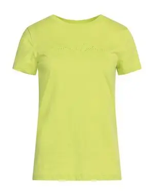 Armani Exchange T-shirt With Embroidered Logo - Lime Green