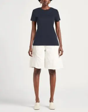 Armani Exchange T-shirt With Embroidered Logo - Navy