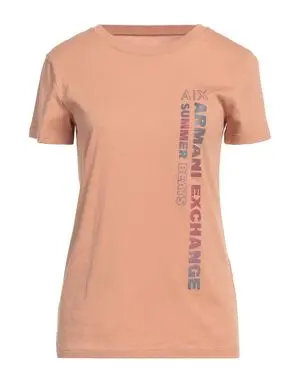 Armani Exchange Logo-print T-shirt - Pink