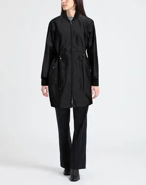MOORER Overcoat With Knitted Trims