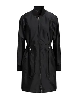 MOORER Overcoat With Knitted Trims