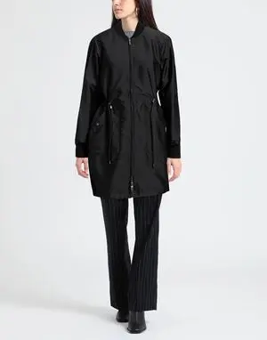 MOORER Overcoat With Knitted Trims