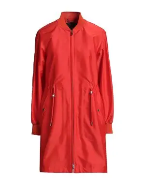 MOORER Overcoat With Knitted Trims
