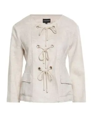 Emporio Armani Jacket In Linen And Viscose