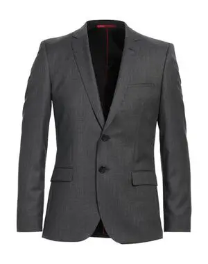 Hugo Blazer Charcoal Size Virgin Wool - Grey