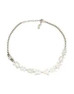 Dsquared2 Metal Logo Choker - Silver