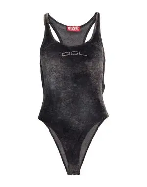 Diesel Bodysuit In Chenille With Appliqués