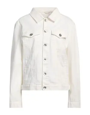 Brunello Cucinelli Denim Trucker Jacket - White