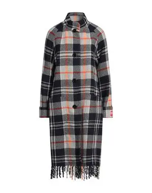 Kenzo Tartan Tweed Coat