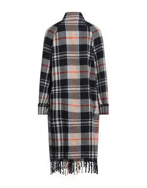 Kenzo Tartan Tweed Coat