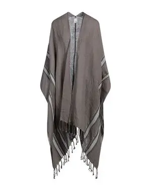 Brunello Cucinelli Linen Cape - Grey
