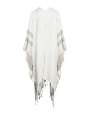 Brunello Cucinelli Linen Cape - White
