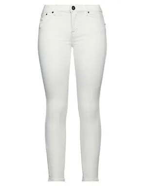 MOORER Slim Fit Jeans With Leather Trims