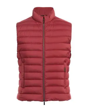 MOORER Quilted Vest - Red