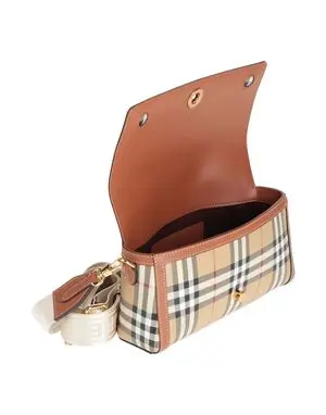 Burberry Handbag Sand Polyurethane, Polyester, Cotton