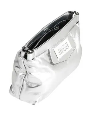 MAISON MARGIELA Leather Crossbody Bag - Silver