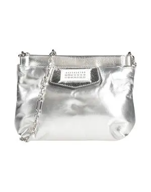 MAISON MARGIELA Leather Crossbody Bag - Silver