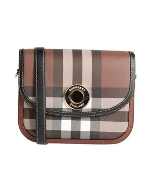 Burberry Leather Flap Crossbody Bag